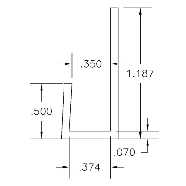 Plastic J-Channel Trim, Cap Molding & Sign Hangers | Jifram