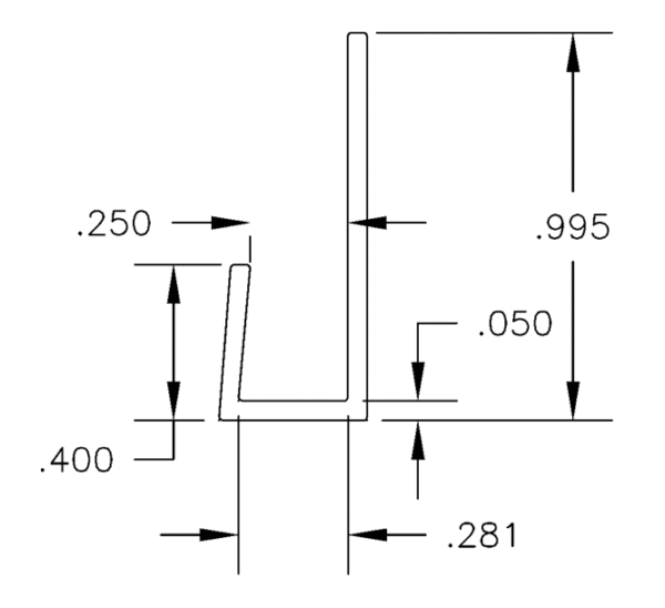 Plastic J-Channel Trim, Cap Molding & Sign Hangers | Jifram