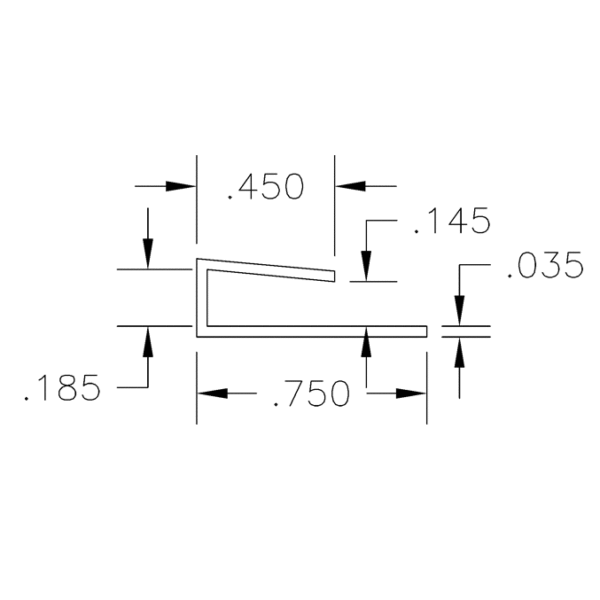 Plastic J-Channel Trim, Cap Molding & Sign Hangers | Jifram