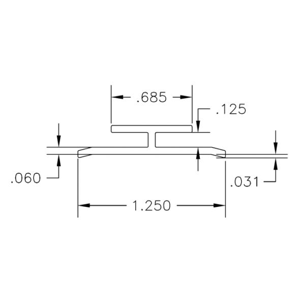 Plastic H-Channel Trim Extrusions & Molding | Jifram Extrusions Inc.