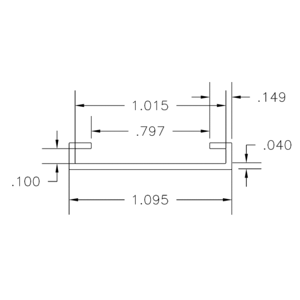 Plastic C Channel Extrusions: Stock & Custom Channels | Jifram Inc.