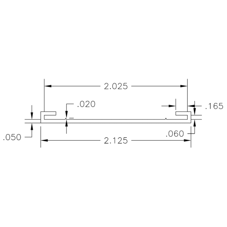 Plastic C Channel Extrusions: Stock & Custom Channels | Jifram Inc.