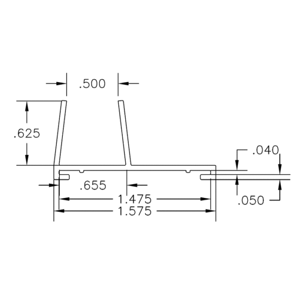 Stock Plastic Extrusion Channels | Jifram Extrusions Inc.