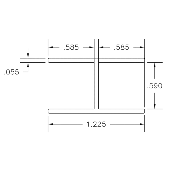 Plastic H-Channel Trim Extrusions & Molding | Jifram Extrusions Inc.